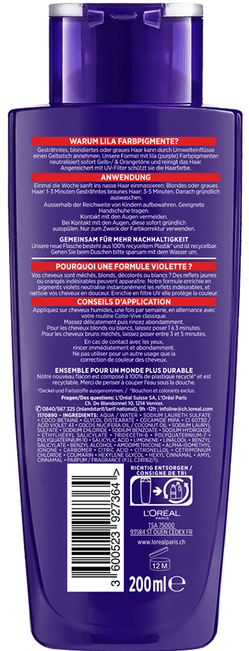 Elseve Color-Vive Purple Shampoo | L'Oréal Paris