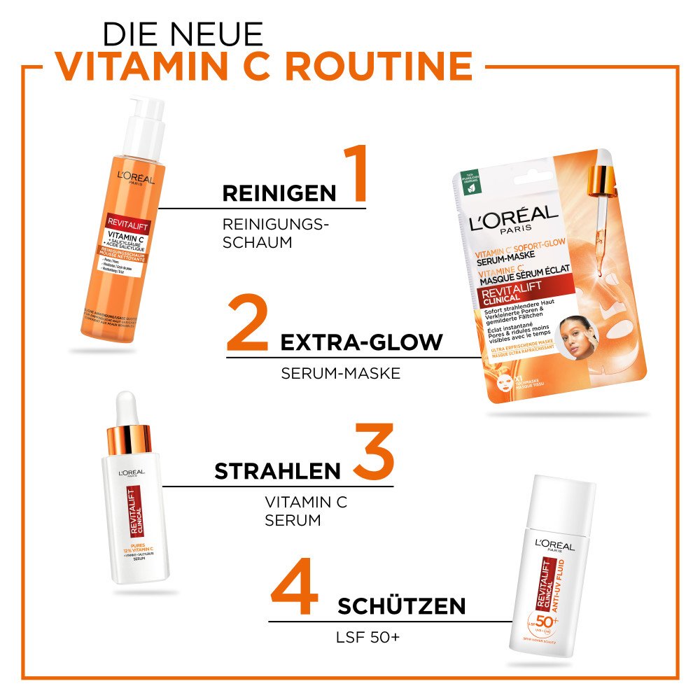 Revitalift gesichtspflege Revitalift Clinical Vitamin C Sofort-Glow ...